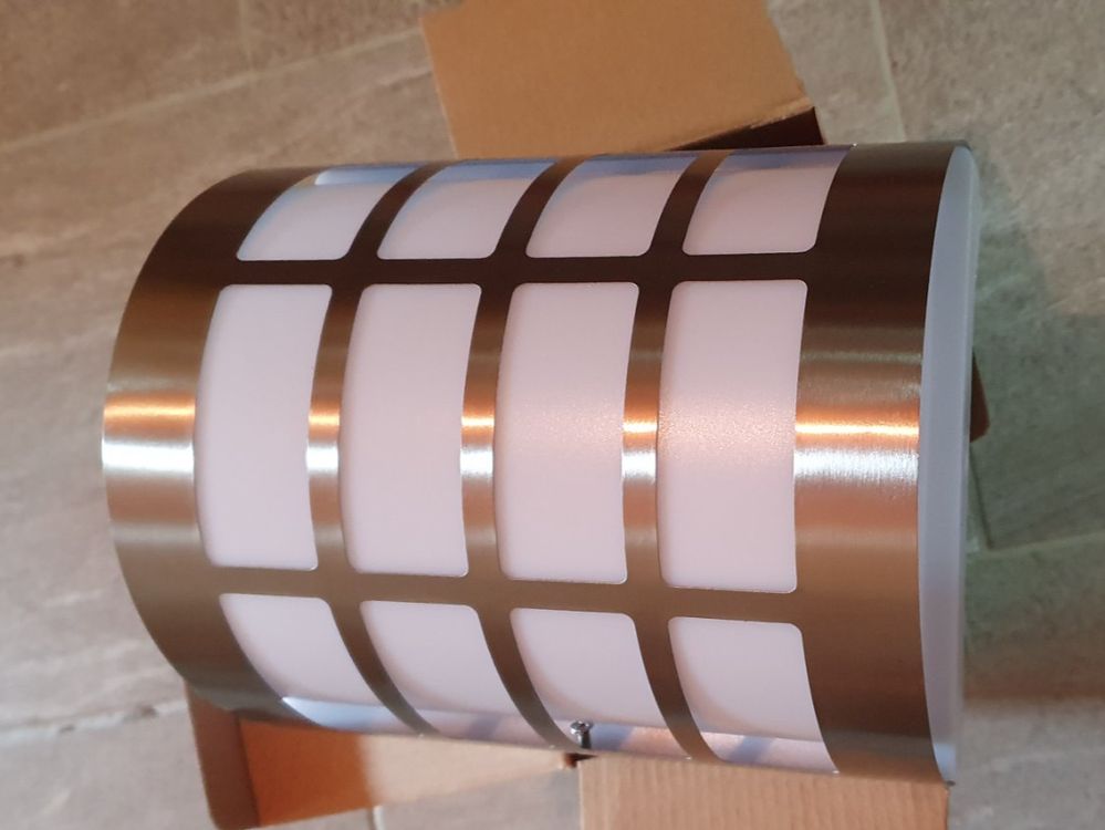 2 Stk. Aussenwand Leuchte Rubetta Edelstahl (Neu und originalverpackt ...