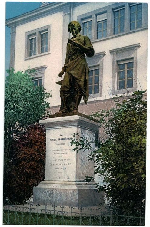 Le Locle, statue Daniel Jeanrichard | Kaufen auf Ricardo