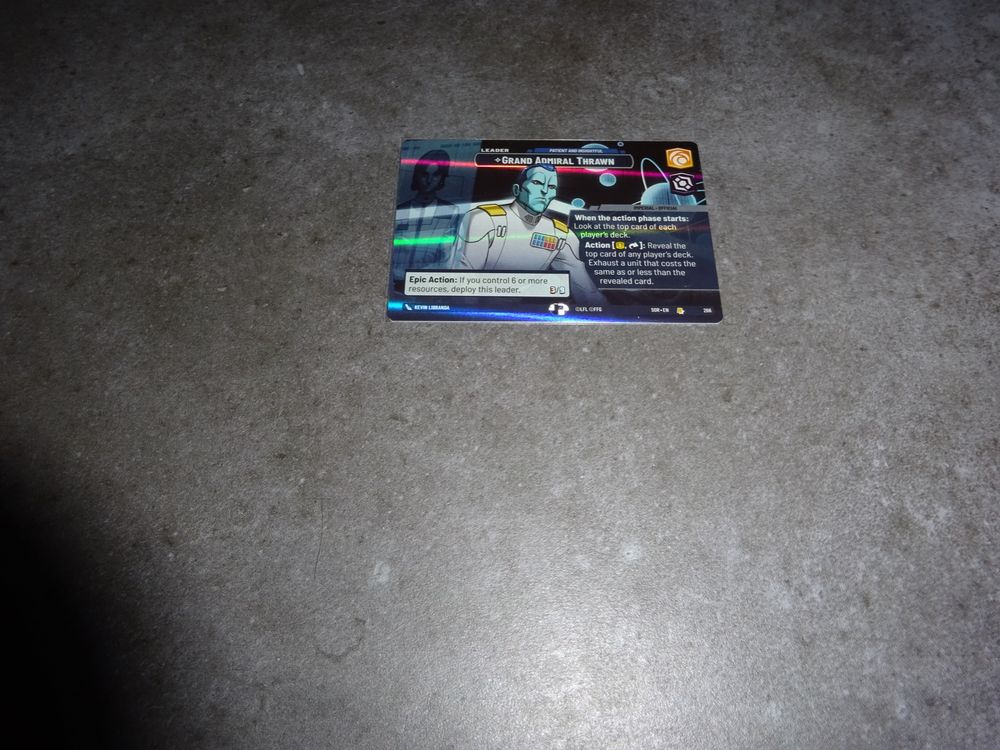 Star wars unlimited Grand Admiral Thrawn Showcase (Neuf (Voir ...