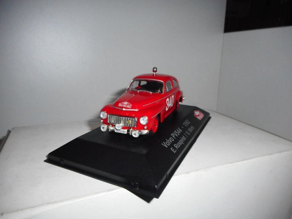 Volvo PV544 rot #340 Rallye Monte Carlo 1962 E. Rosqvist / (Neuf avec ...