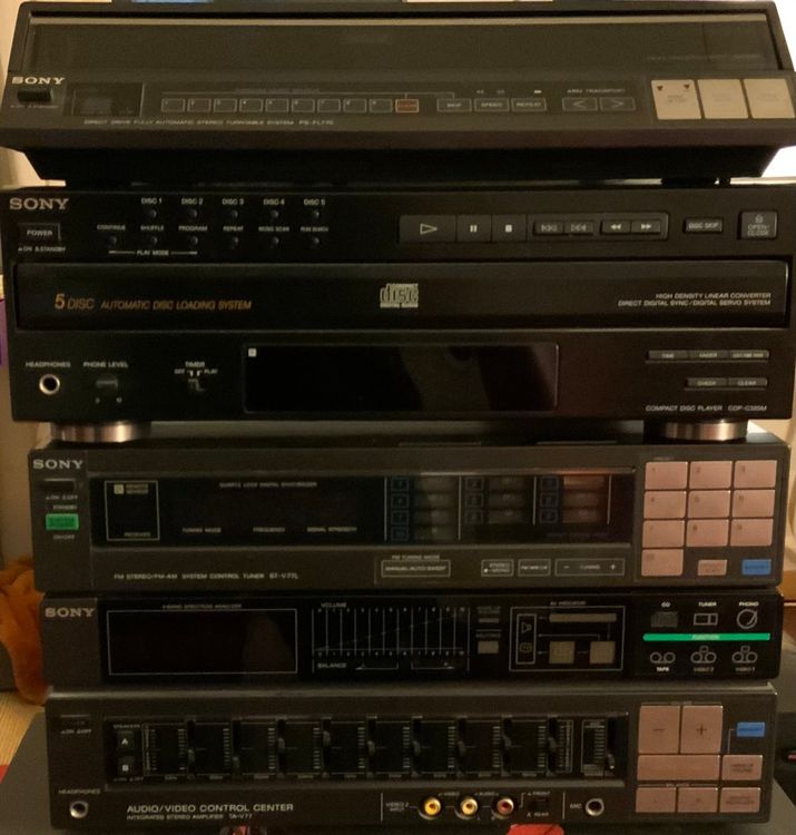 Sony Stereonlage, Tuner, Disc Loader, Radio, Plattenspieler | Kaufen ...