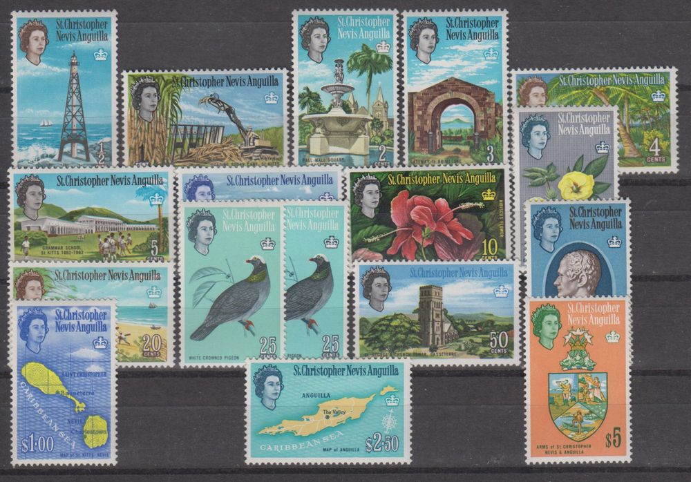St. Christopher Nevis Anguilla: Auswahl * (Neu (gemäss Beschreibung ...