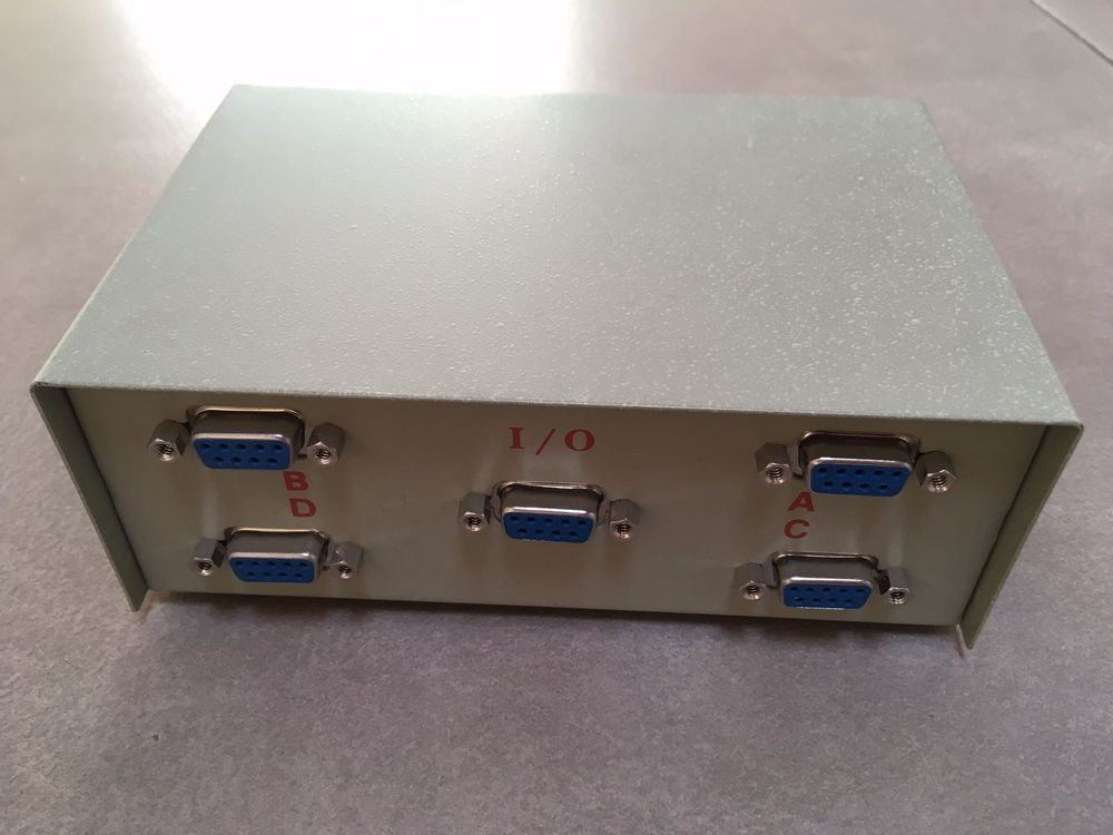 Switch box DB9 RS232 UART Serial switch (Gebraucht) in Athenaz für CHF ...