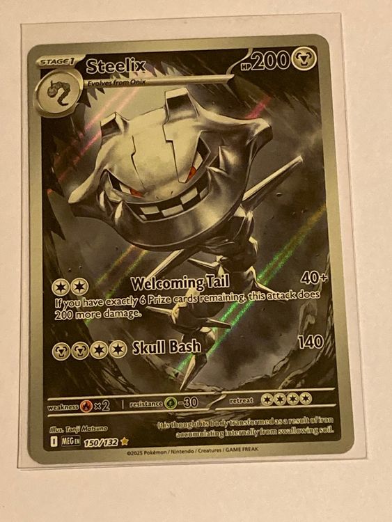 Pokemon MEGA EVOLUTION Steelix 150 / 132 🇬🇧 EN (Neu (gemäss ...