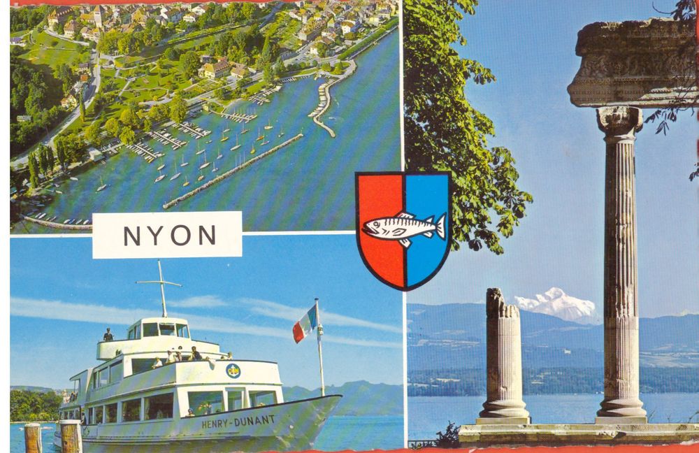 1957 - NYON - VD - MULTIWUE 3 ANSICHTEN (Gebraucht) in Montebelluna ...