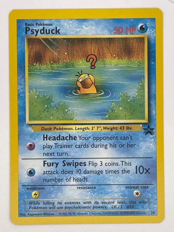 Psyduck #20 Pokémon Black Stars Promo | Kaufen auf Ricardo