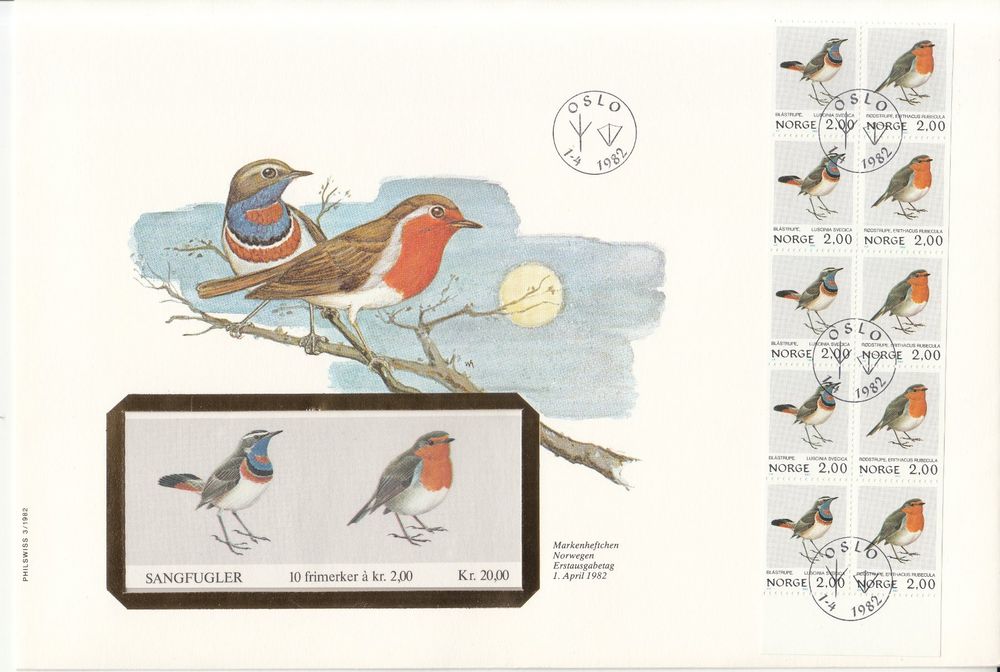 Norwegen Grossbrief FDC mit MH 1982 (Gebraucht) in Bürglen TG für CHF 1 – mit Lieferung auf ...