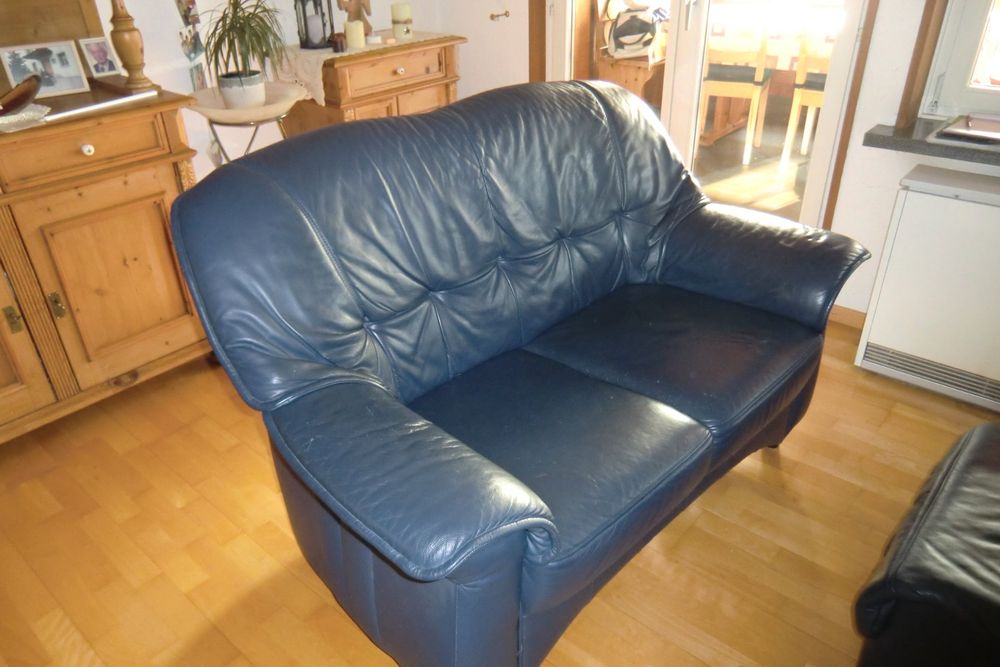 2er Sofa echt Leder | Kaufen auf Ricardo