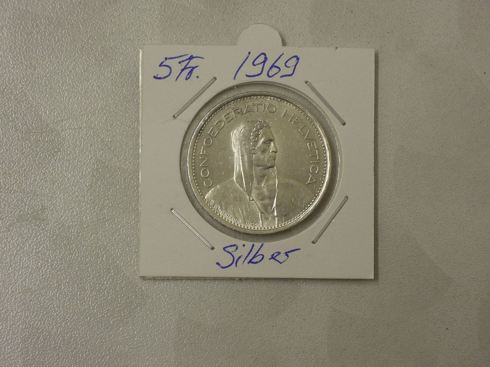 5 Franken 1969 Silber Voz (Gebraucht) in Bad Zurzach für CHF 8 – mit Lieferung auf Ricardo kaufen