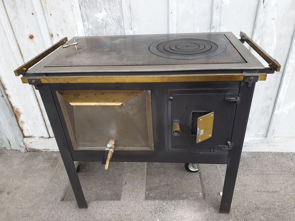 Holz-Kochherd Einzelanfertigung Spiller/Simplissi (Ref 320) (Gebraucht ...