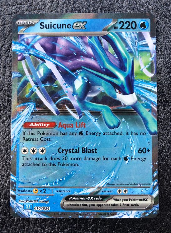 ⚠️ Suicune ex 010/034 Pokemon TCG Classic Blastoise Deck EN | Kaufen ...