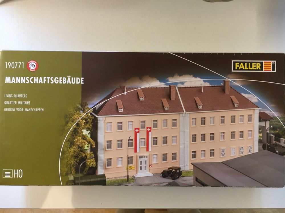 Faller H0 190771 Mannschaftsgebäude (Neu und originalverpackt) in ...