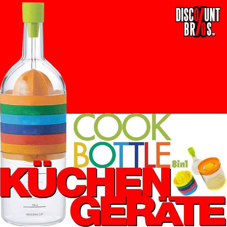 NEU 8in1 COOK BOTTLE™ 8 Küchengeräte | Kaufen auf Ricardo