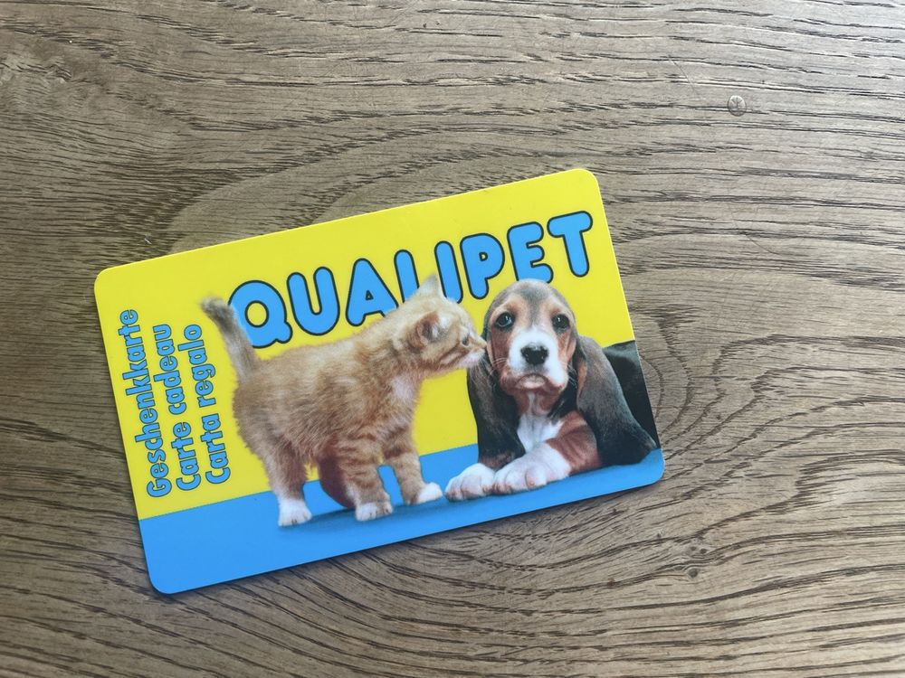 Qualipet Gutschein / Geschenkkarte CHF 123.85 gültig! (Gebraucht) in ...