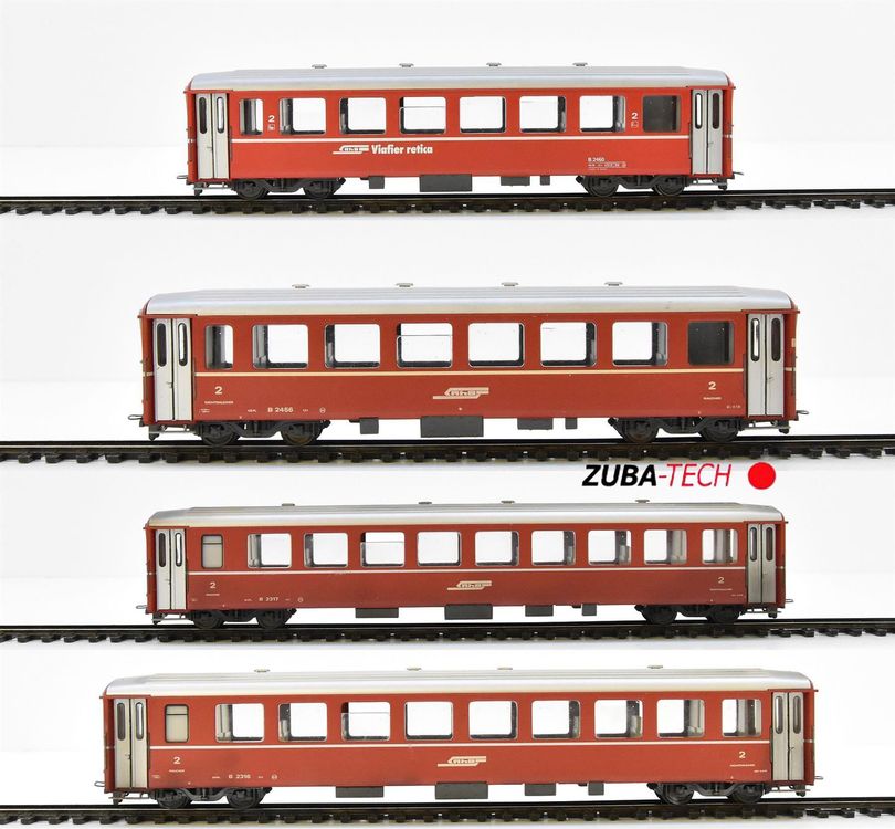 Bemo 4x Personenwagen H0m RhB GS | Kaufen auf Ricardo