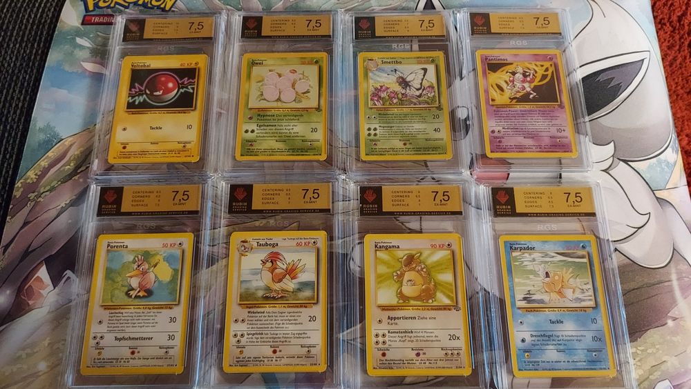 1ne graded Vintage Pokemon Slab RGS 7.5 Karpador Smettbo DE (Neu ...