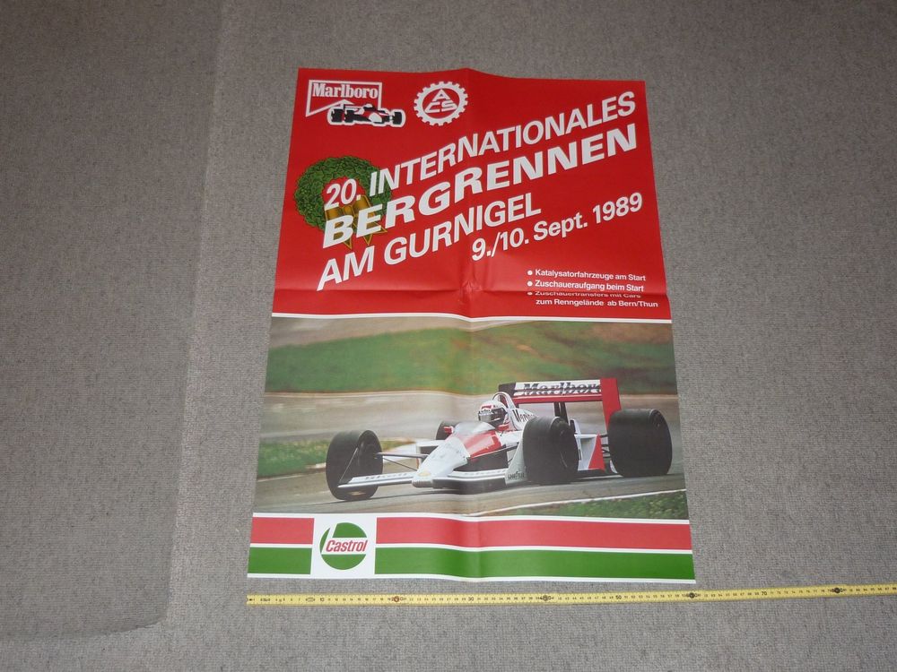 Bergrennen Gurnigel 1989 - Poster gross (4x) und klein (3x) | Kaufen ...