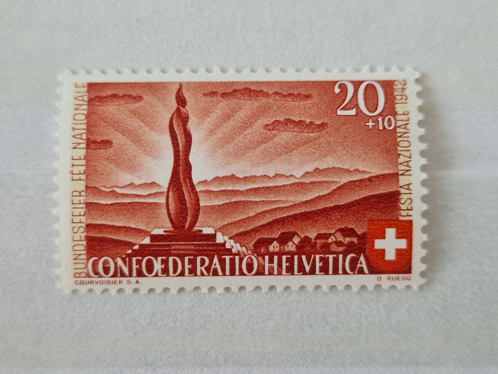 Plattenfehler Pro Patria "Wehrmännerdenkmal" postfrisch** (Neu (gemäss Beschreibung)) in ...