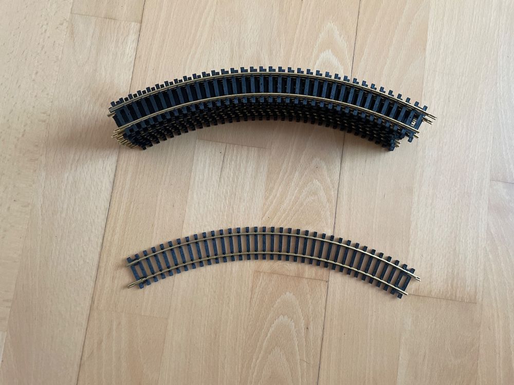 ROCO - Schienen Bogen R250/60 - Rails courbe R250/60 (Gebraucht) in ...