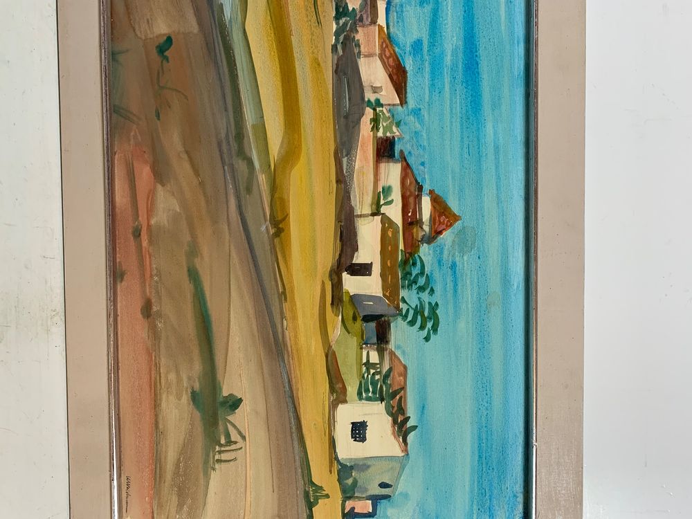Hans Weidmann (1918-1997) Aquarell (Gebraucht) in Root für CHF 15 – mit Lieferung auf Ricardo kaufen