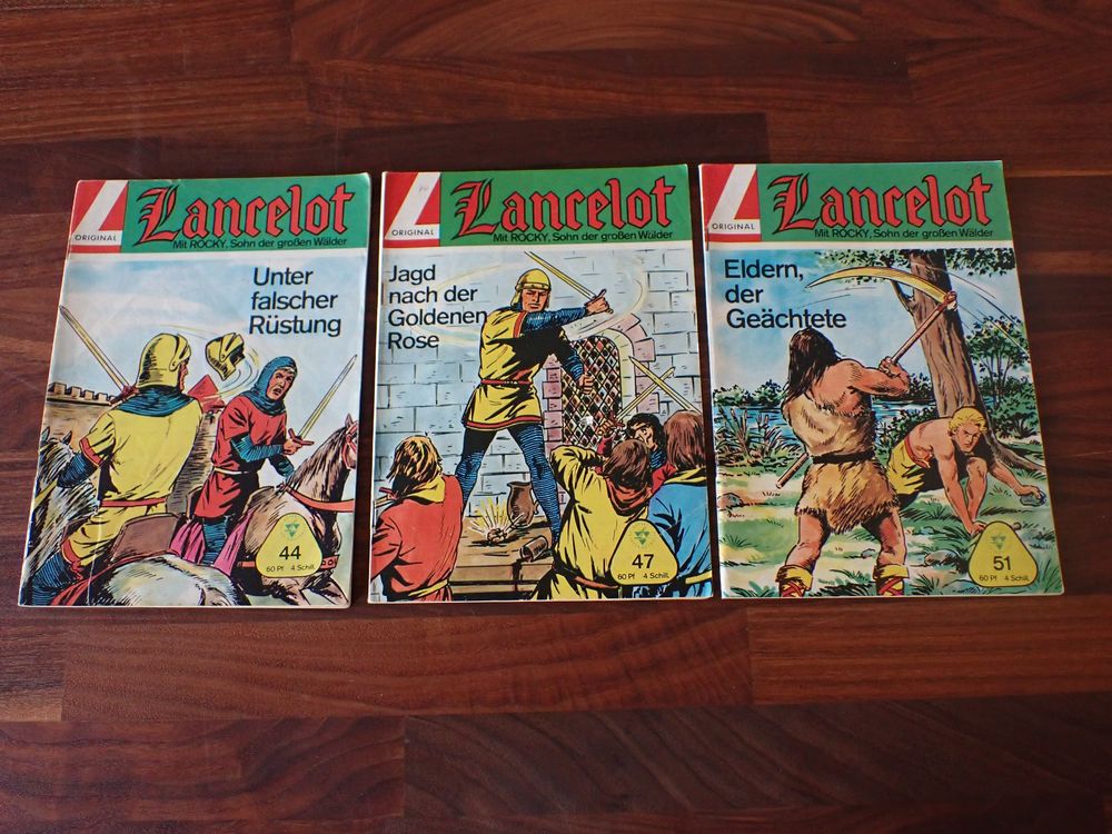 3 antike Comic Hefte LANCELOT Band 44, 47 und 51 ab 1963 (Gebraucht) in ...