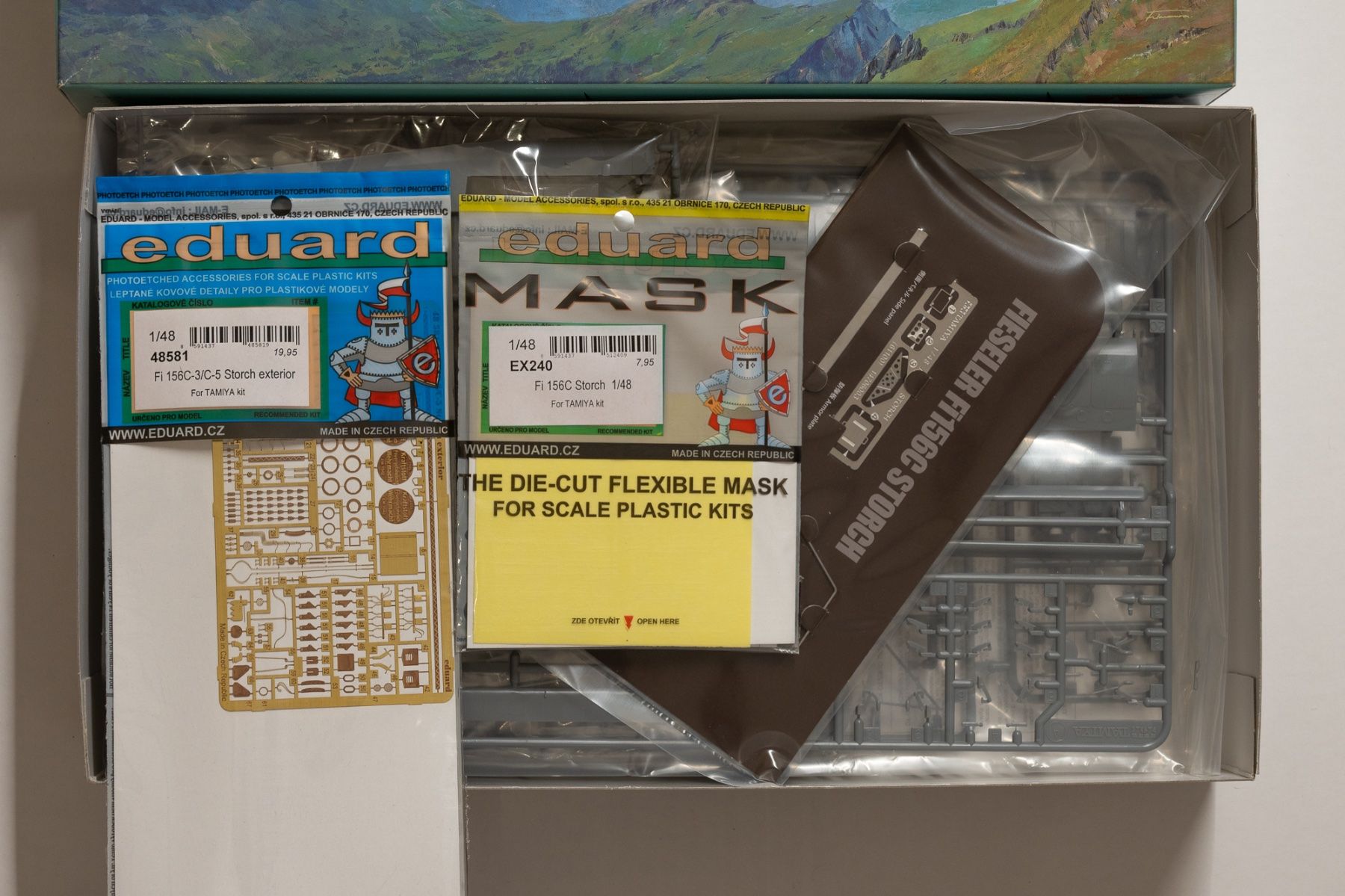 Tamiya 1/48 Fieseler Fi-156C Storch mit CH-Decals / Zubehör (Neu und ...