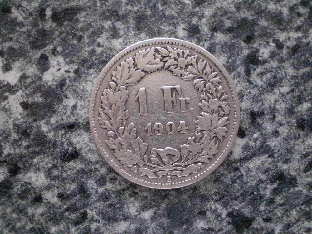 1 Fr.1904 !!! Rar !!! ab 1.- !!! (Gebraucht) in Dierikon für CHF 4 – mit Lieferung auf Ricardo ...