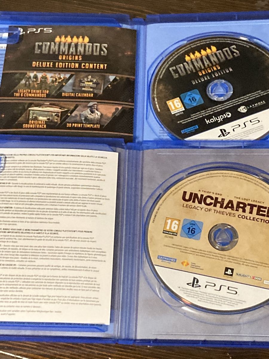 PS5 Spiele / Commandos und Uncharted Legacy of Thieves (Neu (gemäss ...