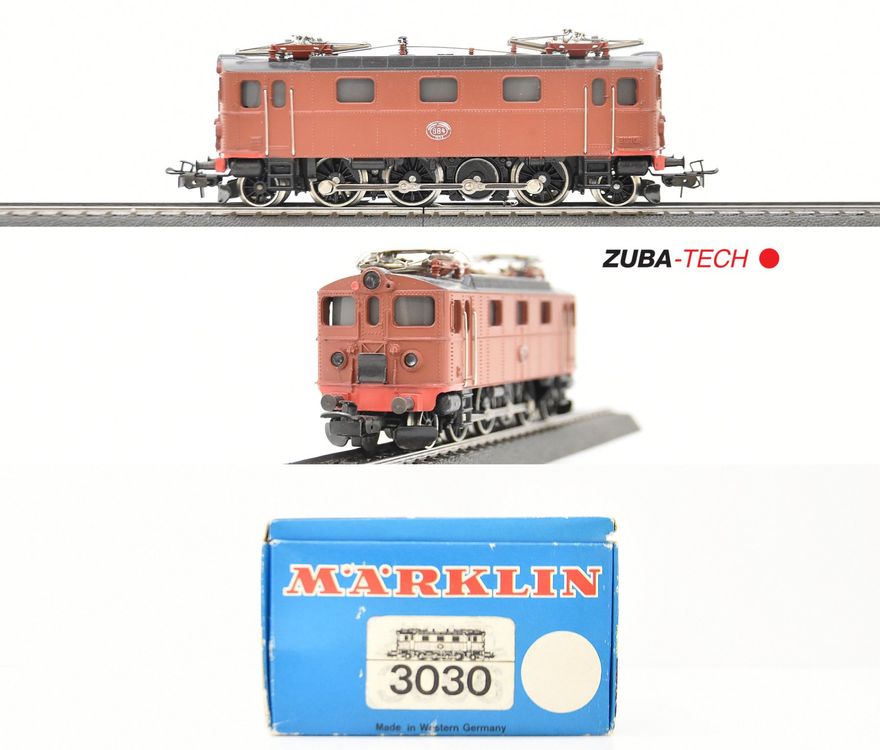 Märklin 3030 E-Lok Da 800 SJ H0 WS Analog mit OVP (Gebraucht) in St ...