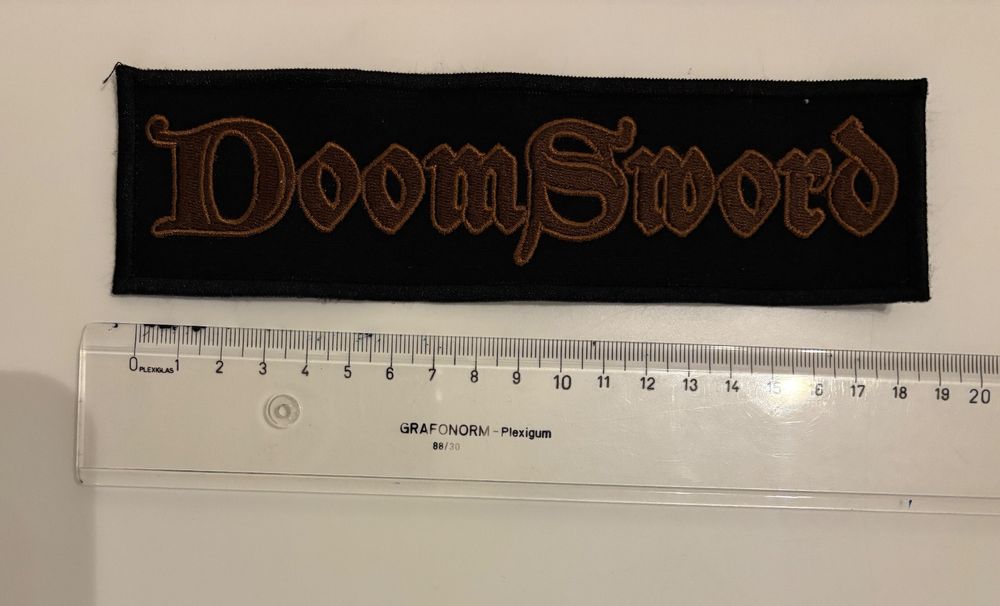 DOOMSWORD Patch Aufnäher Epic Doom Metal Heavy Metal gross (Gebraucht ...