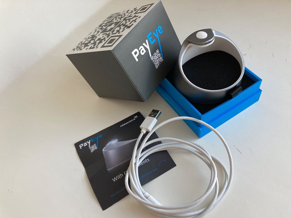 PayEye – Swiss QR Code Reader (silver) full set, NP 180.- (Gebraucht ...