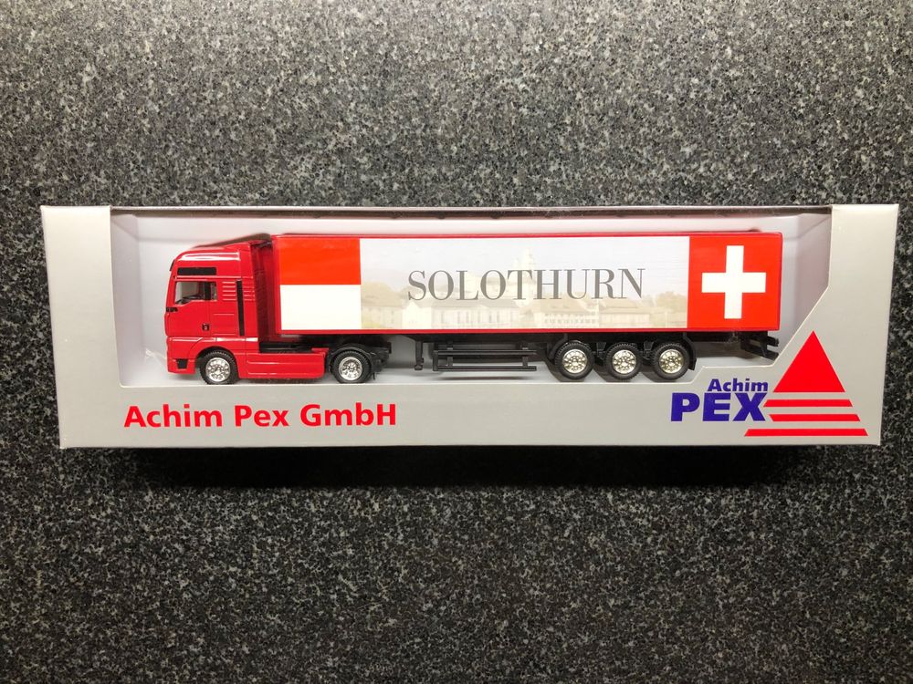Achim PEX MAN Lastwagen 1:87 Metallgehäuse, Kt. Solothurn (Neu (gemäss ...