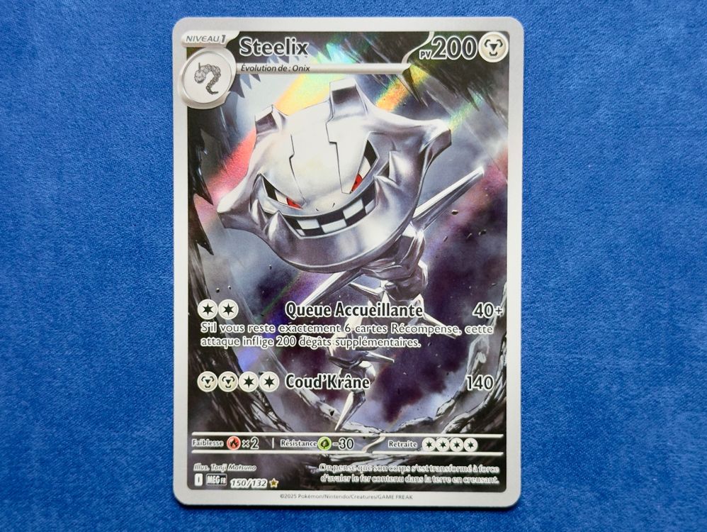 Steelix (150/132) - Méga-Évolution - ME01 - MEG FR (D'occasion) à ...