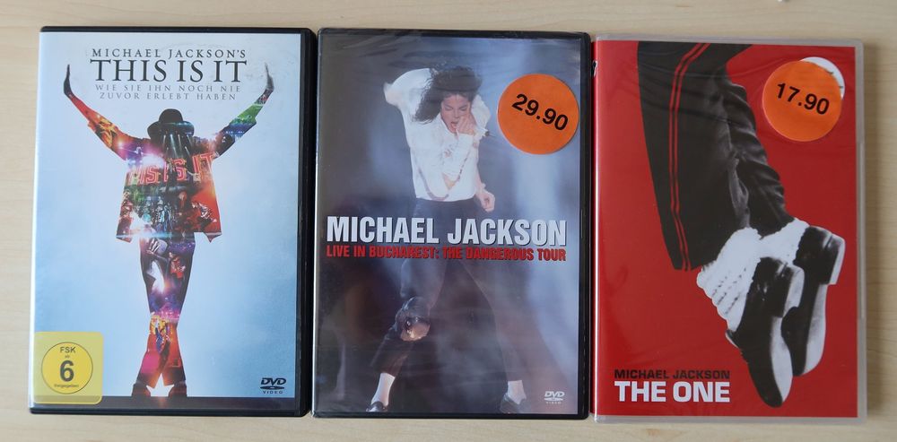 3 DVD Set "Michael Jackson" - NEU (Neu und originalverpackt) in Zürich ...