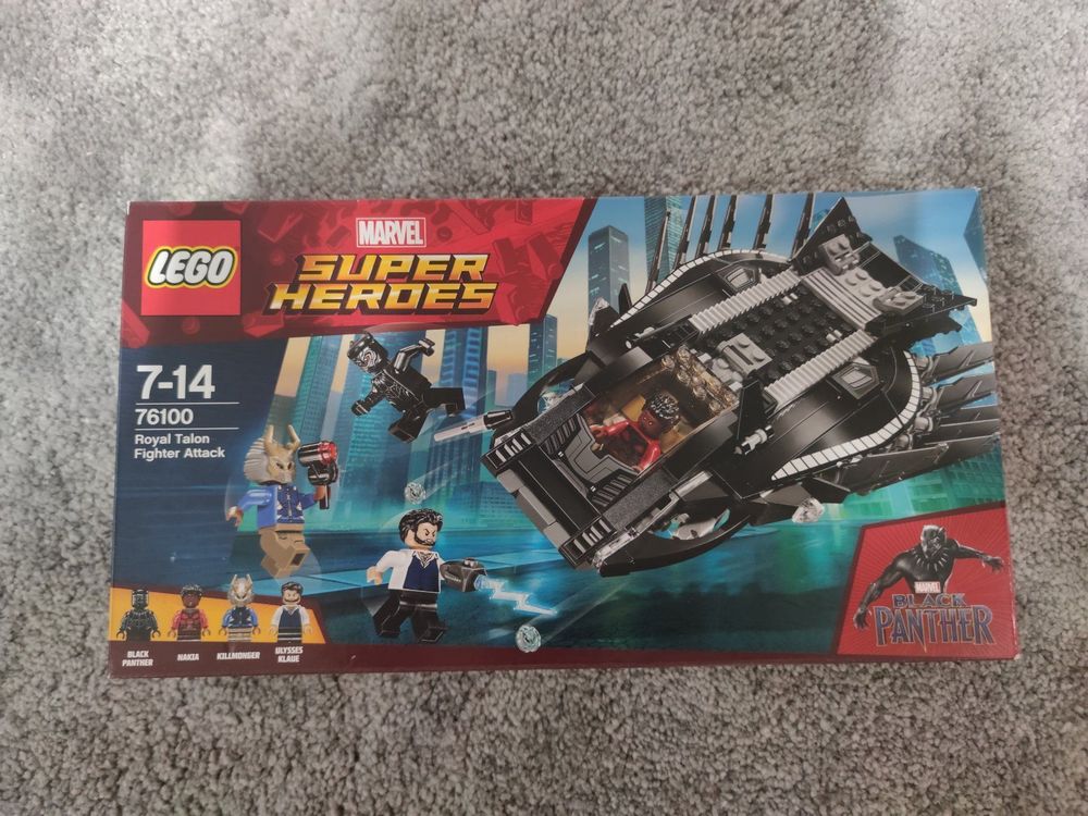 LEGO 76100 Marvel - Black Panther Royal Talon Fighter Attack (Neu und ...