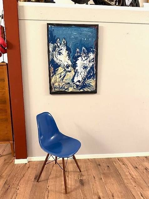 Gemälde Jimmy Locca "Chevaux aux Repas" 1993 (Gebraucht) in Nidau für ...