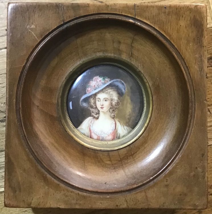 Antike Miniature Gemälde Unleserlich Signiert | Kaufen auf Ricardo