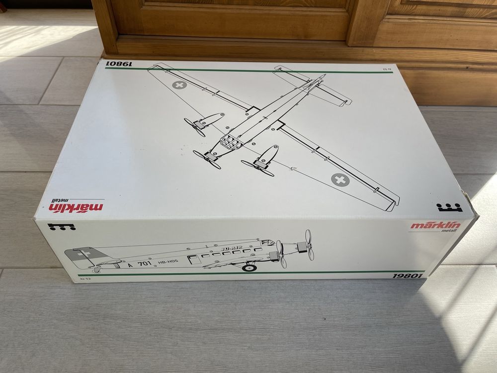 Avion métal JU52 Märklin \ NEUF \ Complet (Neu (gemäss Beschreibung ...
