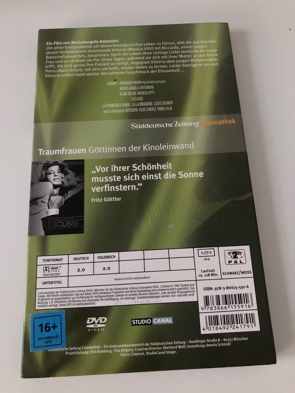 Liebe 1962 - Arthaus Retrospektive (DVD) Antonioni/Vitti (Gebraucht) in ...