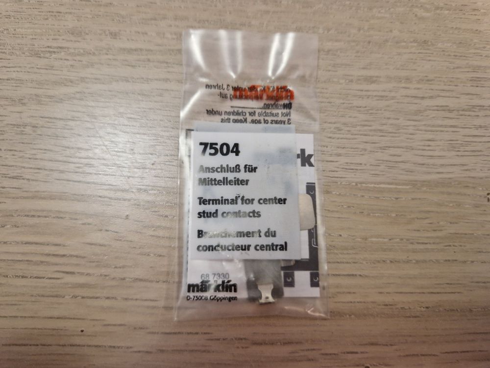 Märklin 7504 Anschluß für Mittelleiter OVP NEU | Kaufen auf Ricardo