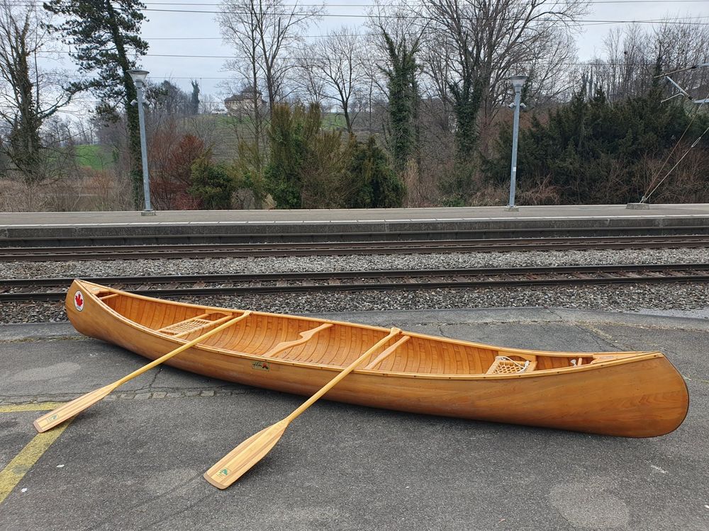Holz Kanu Marke Great Canadian in schönem Zustand (Ref. 54) (Gebraucht ...