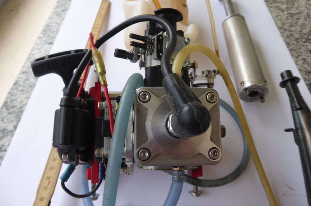 26ccm RCMK-2T-Benzin-Motor mit Resonanzrohr Leistung 7.4 HP. | Kaufen ...