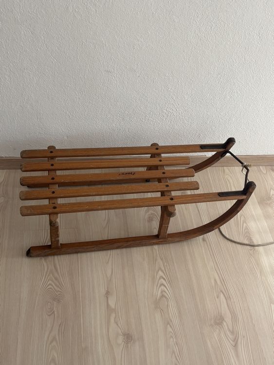 Holzschlitten Davoser Schlitten - Klassiker für den Winter (Gebraucht ...