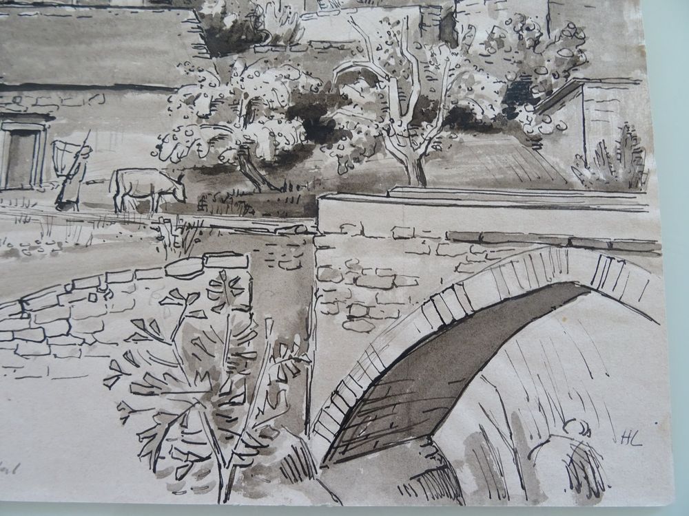 Original Tuschezeichnung v. Heinz Leuzinger Maggiatal ca.'68 | Kaufen ...