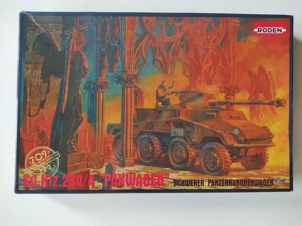 PaKwagen Sd.Kfz 234/4 der deutschen Wehrmacht von Roden 1/72 | Kaufen ...