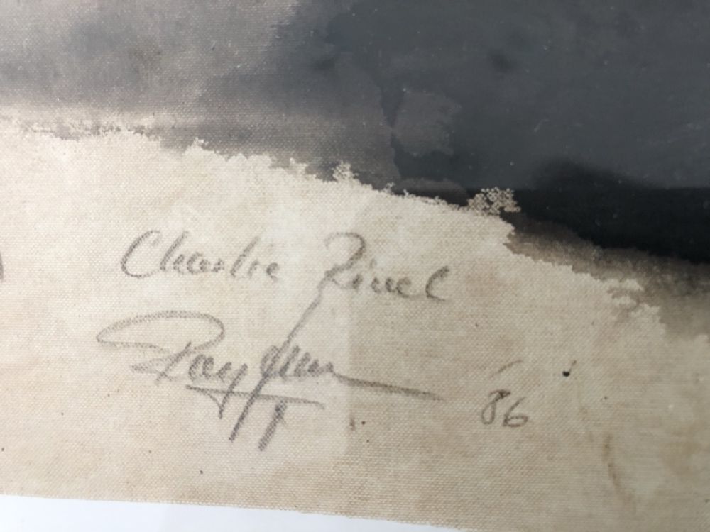 Bild von Rolf Knie „Charlie Rivel“ 86, 58x52, 50.-Fr. (Neu (gemäss ...