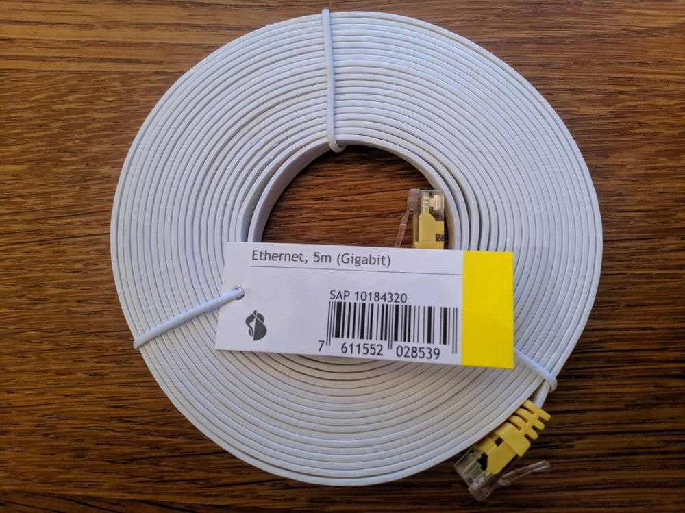 Internetkabel (Ethernet Kabel) 5m Swisscom (Neuf avec emballage d ...