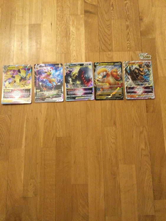 5 Jumbo vmax,vstar and v Pokémon cards+free vstar marker | Kaufen auf ...