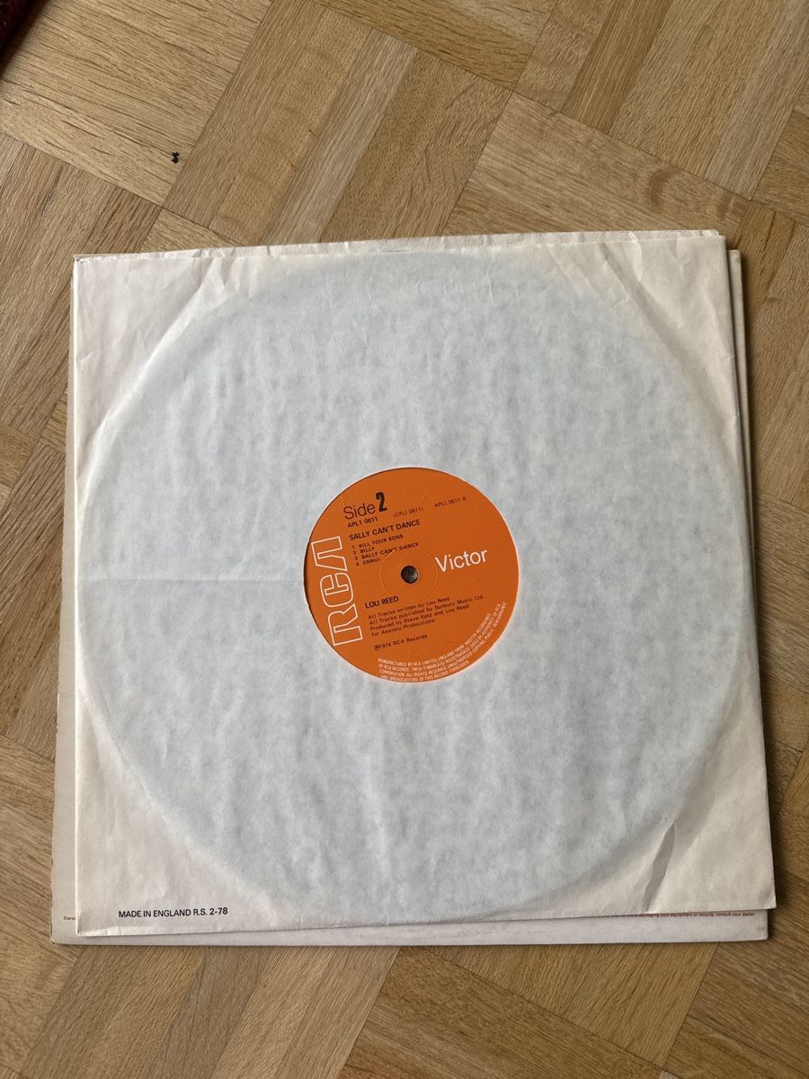 Lou Reed Sally Can't Dance LP Original Velvet underground (Gebraucht ...