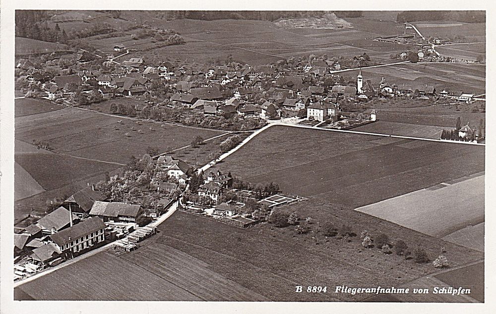 Schüpfen (BE) Fliegeraufnahme "Alpar Bern" | Kaufen auf Ricardo